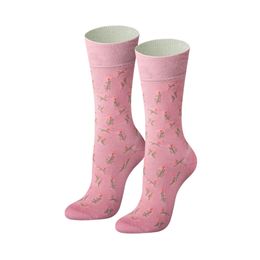 von Jungfeld Socken 'Blu' Damen Gr&ouml;&szlig;e 39/42 rosa