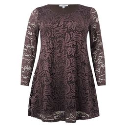 Yoek Tunika 'Lace' Damen Gr&ouml;&szlig;e XXXL braun