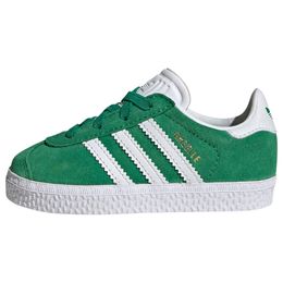 adidas originals Sneaker 'Gazelle' Jungen Gr&ouml;&szlig;e 23.5 gr&uuml;n / wei&szlig;
