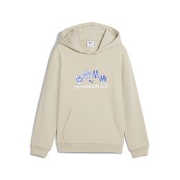 Puma Sweatshirt Jungen Gr&ouml;&szlig;e 116 beige / blau / wei&szlig;