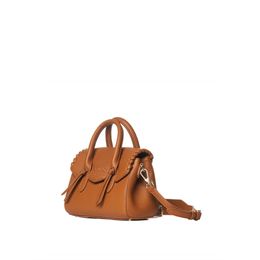Secret Pon Pon Handtasche 'Seraphina Lux' Damen Gr&ouml;&szlig;e One Size cognac