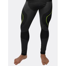 Polar Husky Sportunterhose Herren Gr&ouml;&szlig;e S/M dunkelgrau / grasgr&uuml;n / schwarz