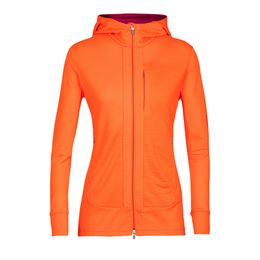 Icebreaker Sportsweatjacke' Quantum III' Damen Gr&ouml;&szlig;e XL orange