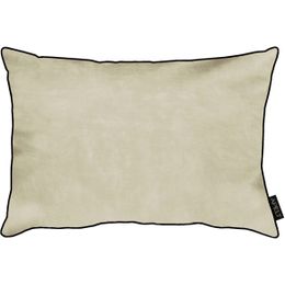 Dekokissen Apelt "Ruby" Gr. 1, beige (beige, unifarben), B:35cm H:5cm L:45cm, Polyester, Dekokissen_Sitzkissen_Kissenh&uuml;llen, Kissenh&uuml;lle mit F&uuml;llung, 1 St&uuml;ck