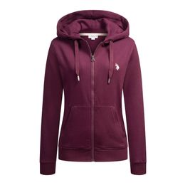 U.S. Polo Assn. Sweatjacke Damen Gr&ouml;&szlig;e M beere