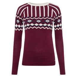 AJC Pullover Damen Gr&ouml;&szlig;e M blau / bordeaux / wei&szlig;