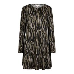 Apricot Zebra Knit Mini Dress ' ' Damen Gr&ouml;&szlig;e 34 khaki Winterkleid