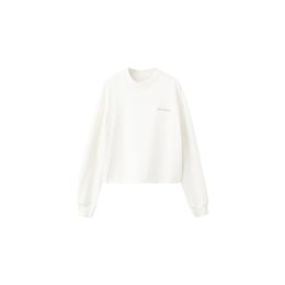 MANGO TEEN Sweatshirt 'True' Damen Gr&ouml;&szlig;e XS braun / wei&szlig;meliert