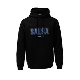 Salsa Jeans Sweatshirt Herren Gr&ouml;&szlig;e L blau / schwarz