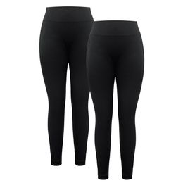 Meetwee Leggings 'Base' Damen Gr&ouml;&szlig;e XXXL schwarz