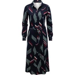 Ragwear Kleid 'Plantee' Damen Gr&ouml;&szlig;e 42 navy / mint / ros&eacute; / dunkelrot Winterkleid