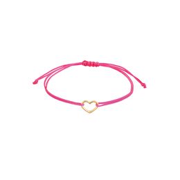 Elli Armband Herz Damen Gr&ouml;&szlig;e 16 pink