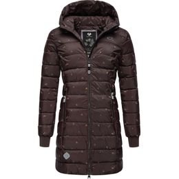 Ragwear Mantel 'Tiasa' Damen Gr&ouml;&szlig;e XXL dunkelbraun / mischfarben Wintermantel