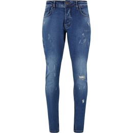 2Y Premium Jeans Herren Gr&ouml;&szlig;e 33 blue denim / wei&szlig;
