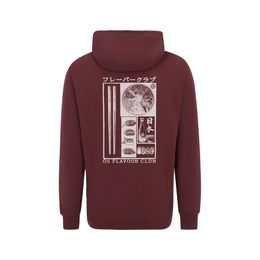 Oldskull Kapuzensweater 'Asian Flavour Club Umami Graphic' Herren Gr&ouml;&szlig;e XXXL bordeaux