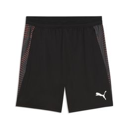 Puma Sportshorts 'Individual Final' Herren Gr&ouml;&szlig;e L anthrazit / dunkelgrau / neonorange / offwhite