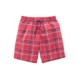 H.I.S. H.I.S Badeshorts Herren Gr&ouml;&szlig;e L grau / blutrot / wei&szlig;