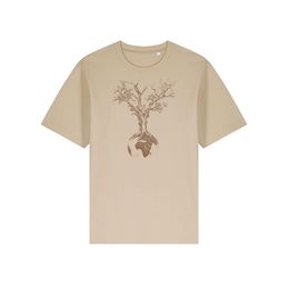 Life-tree Shirt 'Desert Dust Weltenbaum' Herren Gr&ouml;&szlig;e XXL sand