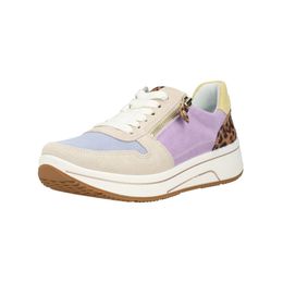 Sneaker Ara "Ara Sneaker Veloursleder", Damen, Gr. 39, mehrfarbig, Veloursleder, Schuhe Sneaker