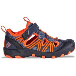 Outdoorsandale Lotto, Kinder, Gr. 28, navy, fr.orange, Kunstfaser, Synthetik, mehrfarbig, Schuhe Outdoorsandale, - in kinderfu&szlig;gerechter Passform