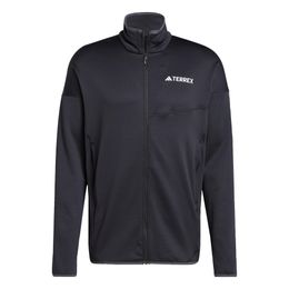 adidas terrex Funktionsfleecejacke 'Xperior' Herren Gr&ouml;&szlig;e L schwarz / wei&szlig;