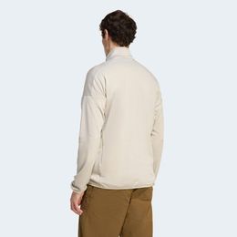 adidas terrex Funktionsfleecejacke 'Xperior' Herren Gr&ouml;&szlig;e S beige / wei&szlig;
