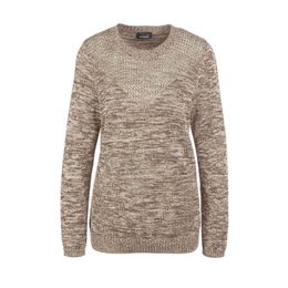 GOLDNER Pullover Damen Gr&ouml;&szlig;e L braun / flieder