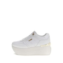 Guess Sneaker 'Camrio' Damen Gr&ouml;&szlig;e 39 gold / wei&szlig;