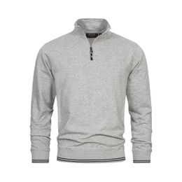 INDICODE Jeans Sweatshirt 'Nate' Herren Gr&ouml;&szlig;e XXL grau