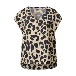 Street One Bluse Damen Gr&ouml;&szlig;e XXXL sand / schwarz