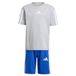 adidas Sportswear Trainingsanzug 'Essentials' Jungen Gr&ouml;&szlig;e 116 royalblau / grau