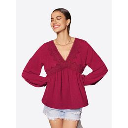 Cupshe Bluse 'CAA04B4H044EE' Damen Gr&ouml;&szlig;e L kirschrot