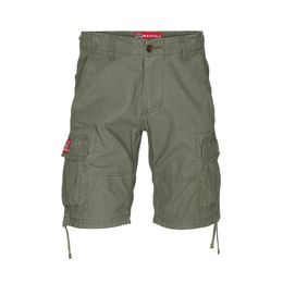 MOLECULE Herren Cargoshorts "Molecule Cargo Shorts Cargo"olive gr&uuml;n, Gr. S, Obermaterial: 100% Baumwolle, Hosen