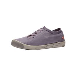 Sneaker Softinos "Softinos Sneaker Leder", Damen, Gr. 37, lavendel, Leder, Schuhe Sneaker