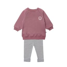 Liliput Bekleidungs-Set 'Smiley' Jungen Gr&ouml;&szlig;e 62/68 mauve