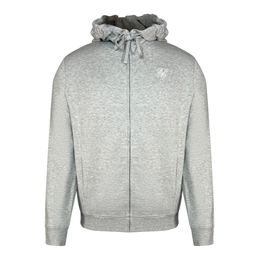 SikSilk Sweatjacke Herren Gr&ouml;&szlig;e L graumeliert