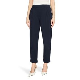 Schlupfhose Betty Barclay "Damen mit Eingrifftaschen", Damen, Gr. 42, Normalgr&ouml;&szlig;en, dunkelblau, Jersey, Obermaterial: 53% Baumwolle, 40% Polyamid, 7% Elasthan, relaxed fit 7/8-L&auml;nge, Hosen Schlupfhose