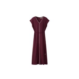 Mango Kleid 'Lulu-A' Damen Gr&ouml;&szlig;e 36 bordeaux / wei&szlig; Winterkleid
