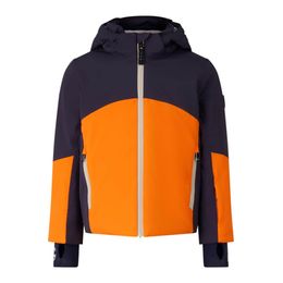 Bogner Winterjacke 'Justus' Jungen Gr&ouml;&szlig;e 140/146 orange / schwarz