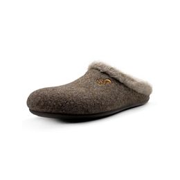 THIES Pantolette 'THIES 1856 Rec Soft Slipper' Damen Gr&ouml;&szlig;e 39 dunkelbeige