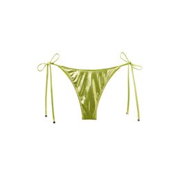 CALZEDONIA Bikinihose 'METALLIC SKIN' Damen Gr&ouml;&szlig;e M limone