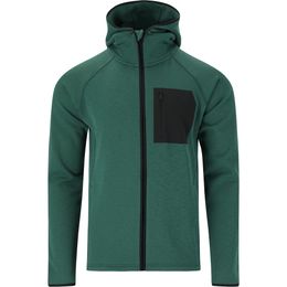 Endurance Funktionsfleecejacke 'Deerto' Herren Gr&ouml;&szlig;e S gr&uuml;n / schwarz