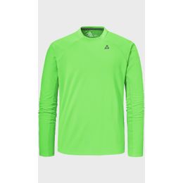 Sch&ouml;ffel Funktionsshirt SCH&Ouml;FFEL "Longsleeve Style Enixa MEN", Herren, Gr. 52, 6180, gr&uuml;n, Oberstoff: 100% Polyester, Rundhals, Shirts Funktionsshirt