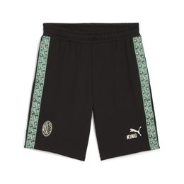 Puma Sportshorts 'AC Mailand King' Herren Gr&ouml;&szlig;e L tanne / schwarz / wei&szlig;