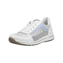 Ara Damen Sneaker "Ara Sneaker Leder", Gr. 41,5wei&szlig;, silber, Leder, Schuhe