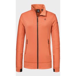 Sch&ouml;ffel Fleecejacke SCH&Ouml;FFEL "Fleece Jkt Style Blaueis WMS", Herren, Gr. 38, 5115, orange, Oberstoff: 94% Polyester, 6% Elasthan, regular fit, hoch geschlossener Ausschnitt, Jacken Fleecejacke