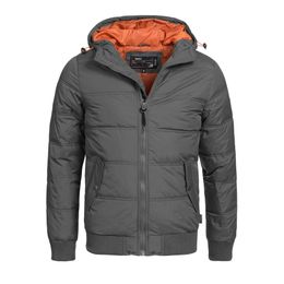 INDICODE Jeans Winterjacke 'Adrian ZA' Herren Gr&ouml;&szlig;e XXL grau