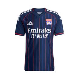 adidas Performance Trikot 'Olympique Lyon 2025/2026' Jungen Gr&ouml;&szlig;e 140 blau / rot / wei&szlig;