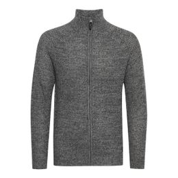 Strickjacke Blend "Strickjacke BHCarmelo", Herren, Gr. XXL, grau (charcoal mix), Obermaterial: 100% Polyacryl PAN., meliert, normal, Strickjacken Strickjacke