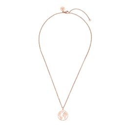 PURELEI Kette 'World Map' Damen Gr&ouml;&szlig;e One Size rosegold